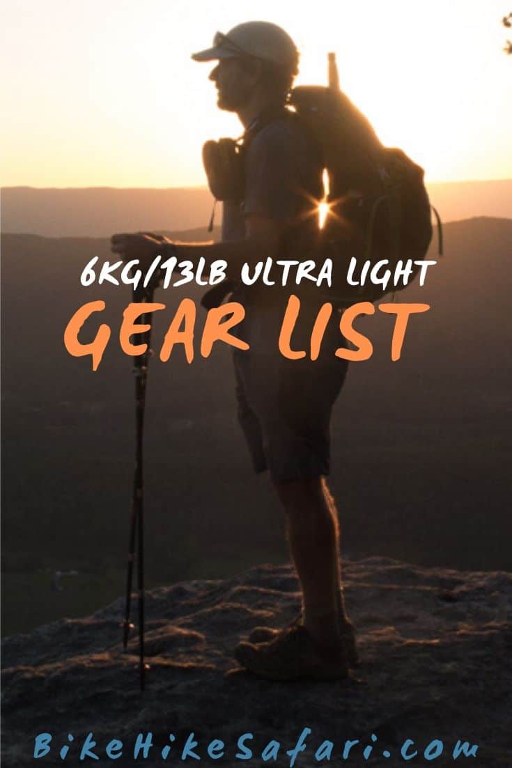 Ultralight Backpacking Gear List [2025]
