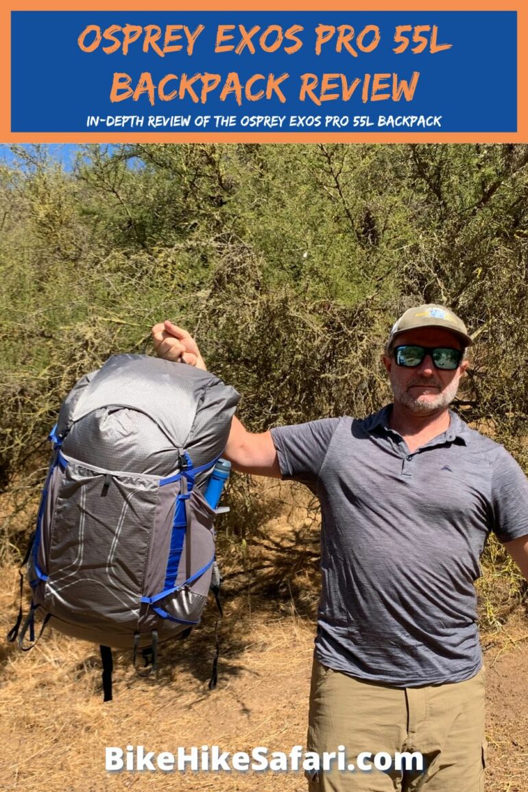 Osprey Exos Pro 55L Review [2026]
